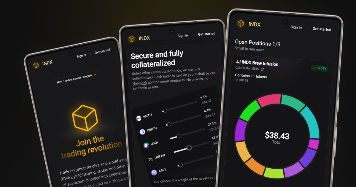 INDX: Crypto Traded Funds - DeFi ETFs on Base Network | INDX